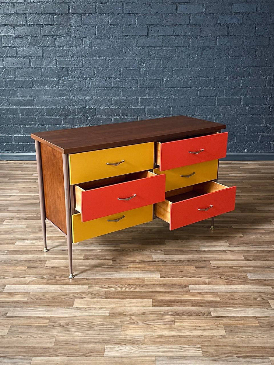 Californian Modern Multi-Color Lacquered Dresser, c.1960’s – Vintage Supply