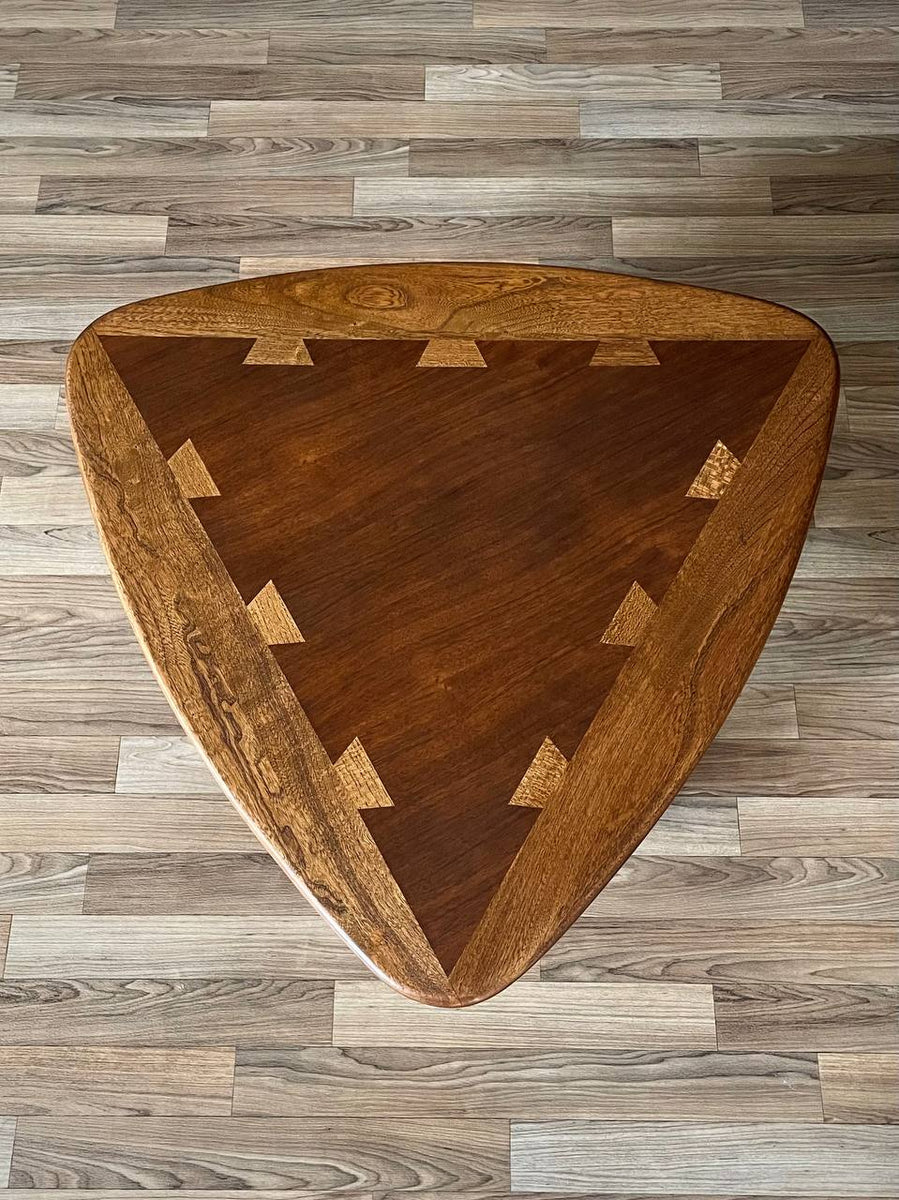 Mid-Century Modern “Acclaim” Triangular Tier Side Table by Lane, c.196 ...