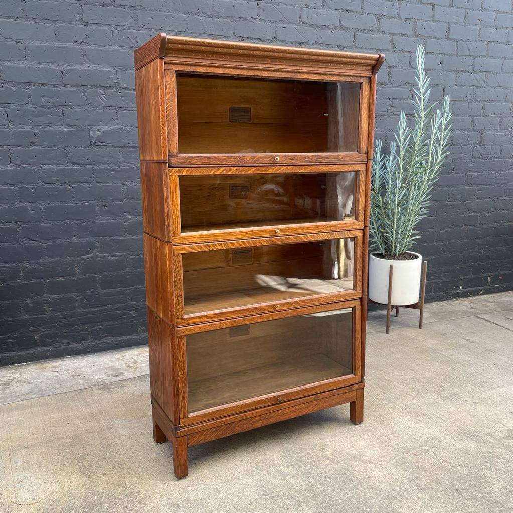 Vintage Barristers Oak Stackable Bookcase, c.1930’s – Vintage Supply