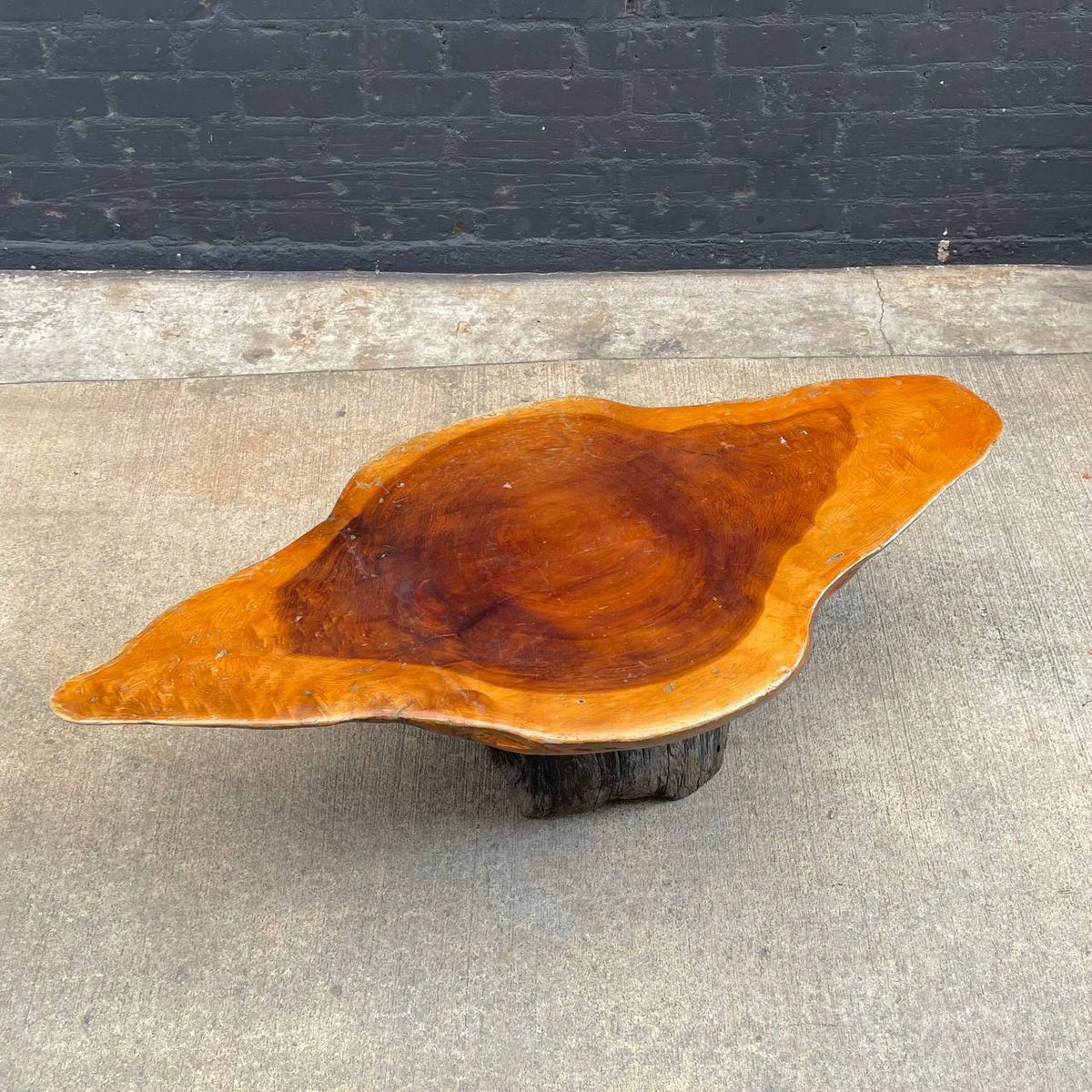 Mid-Century Modern Solid Free Form Slap Coffee Table, c.1960’s ...