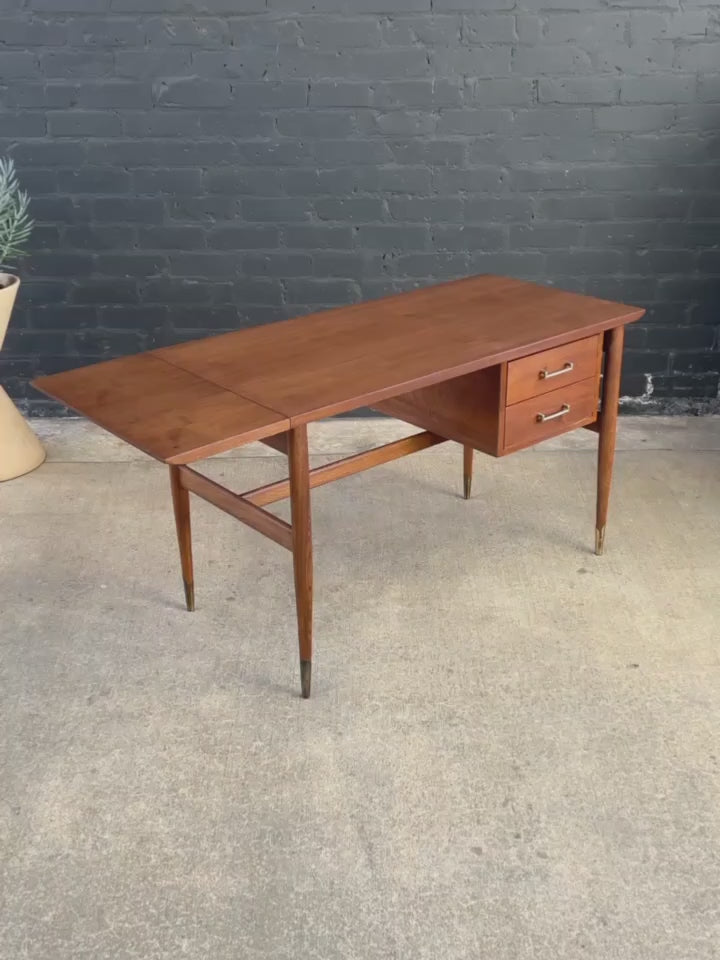 Mid-Century Modern Walnut Expanding Desk by Lane, c.1960’s – Vintage Supply