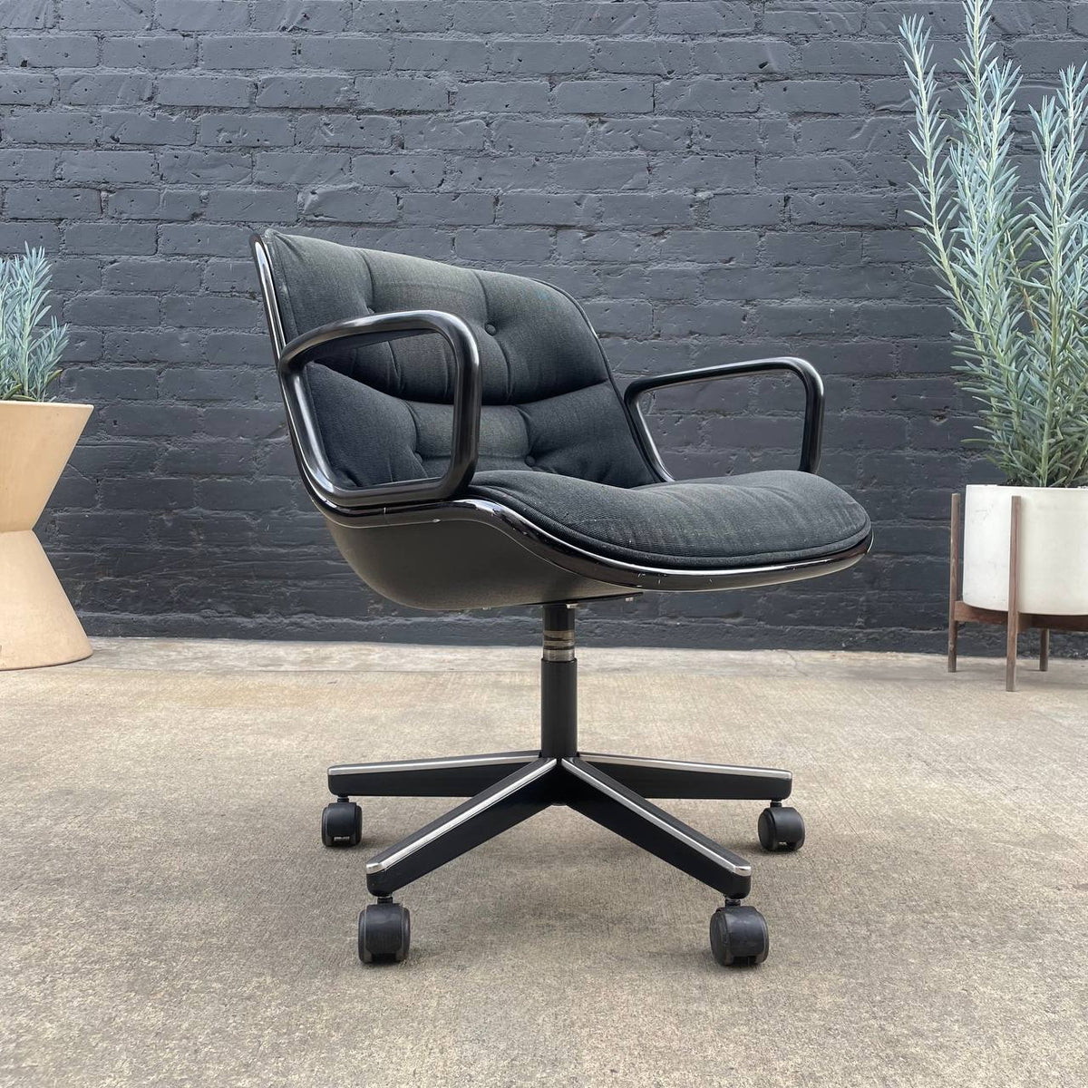 Vintage Charles Pollock Office Swivel Lounge Chair, c.1980’s – Vintage ...