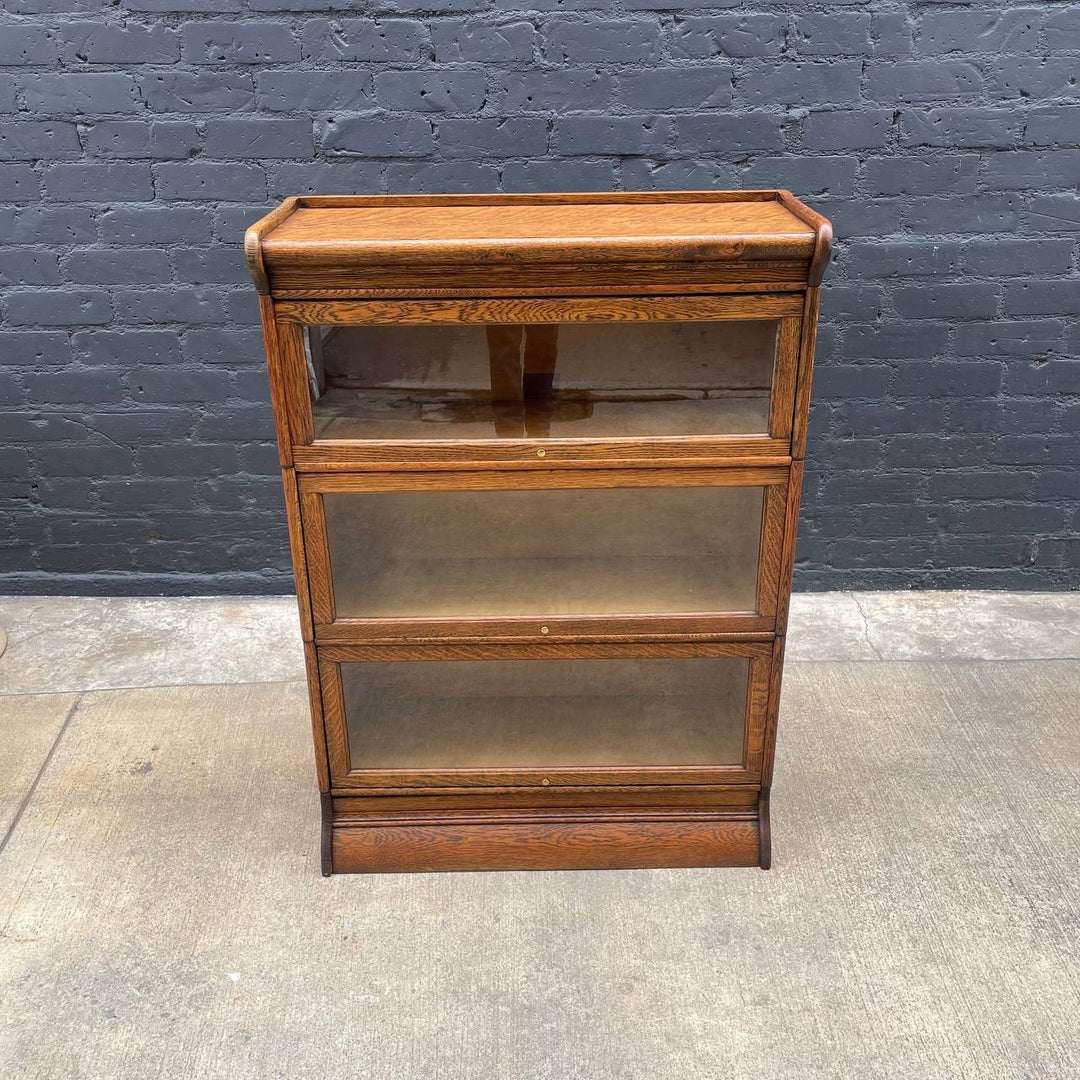 Vintage Barristers Oak & Glass Stackable Bookcase by Humphrey, c.1940’ – Vintage Supply