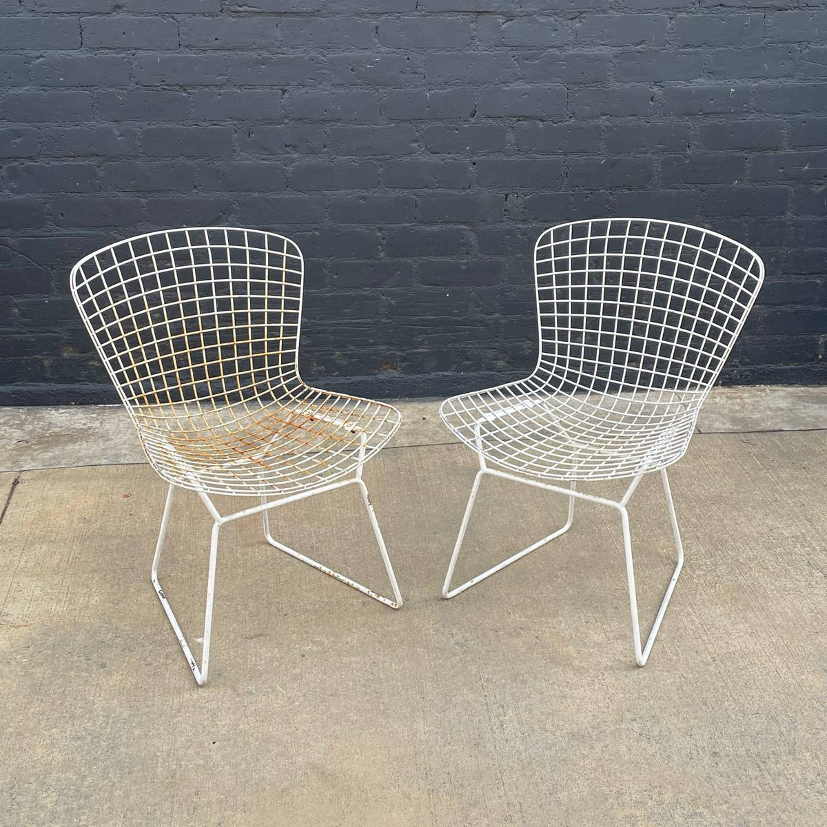 Mid-Century Modern Wire Chairs by Harry Bartoia, c.1960’s – Vintage Supply
