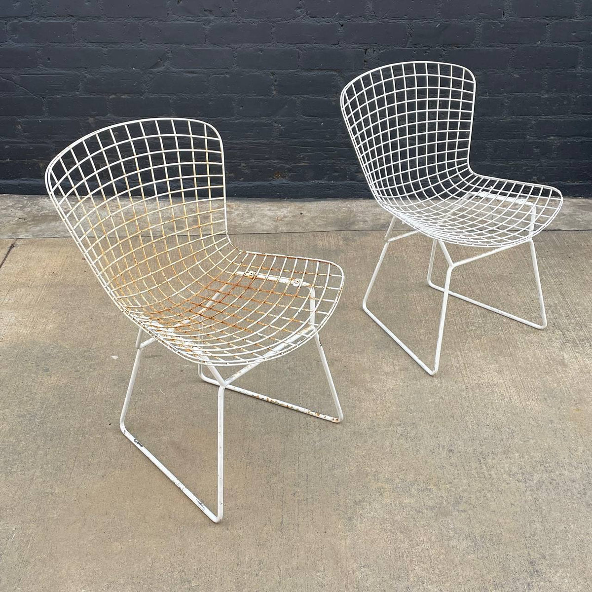 Mid-Century Modern Wire Chairs by Harry Bartoia, c.1960’s – Vintage Supply