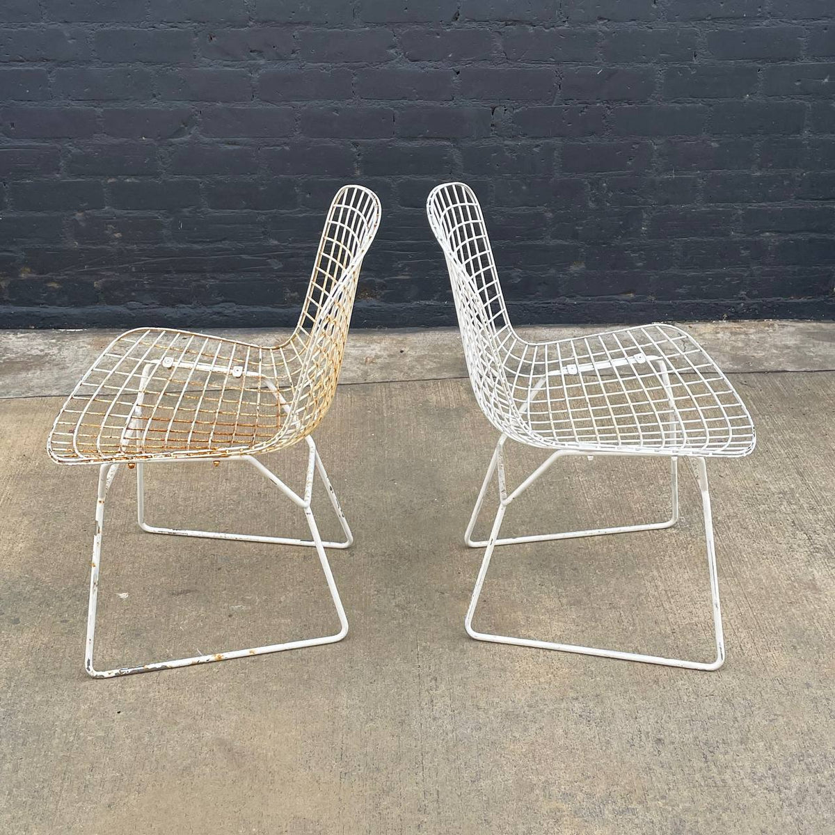 Mid-Century Modern Wire Chairs by Harry Bartoia, c.1960’s – Vintage Supply