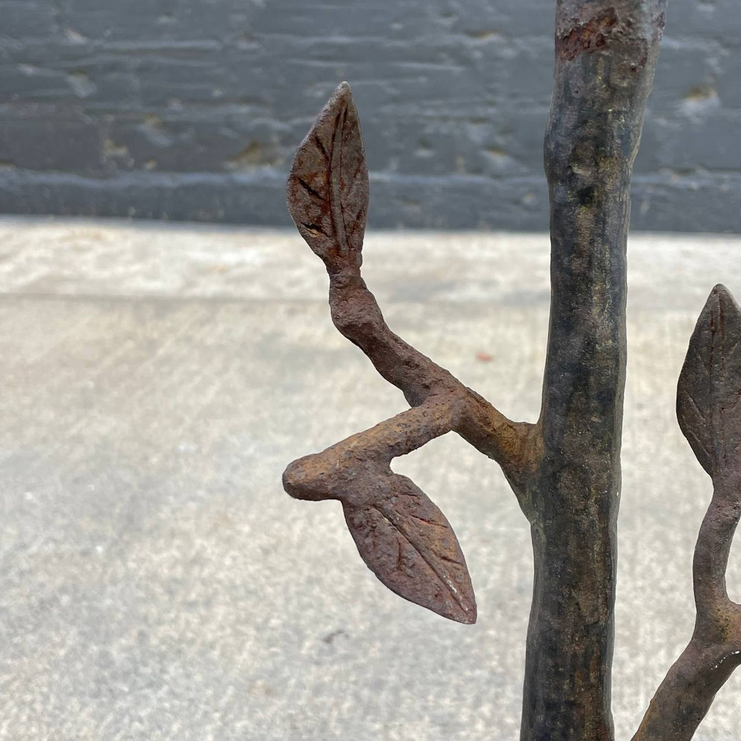 Mid-Century Modern Wrought Iron Tripod Branch Side Table, c.1960’s ...