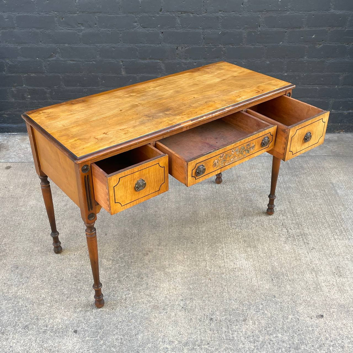 Antique French Style Writing Desk, c.1960’s – Vintage Supply